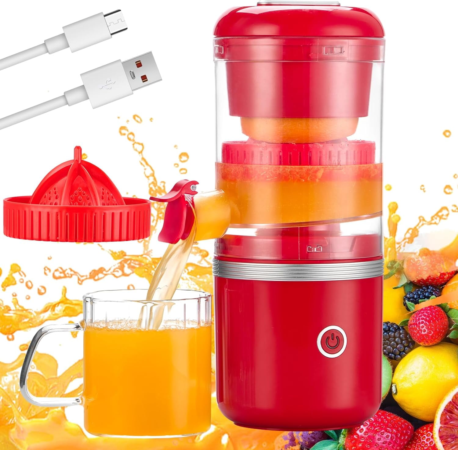 Shukong Electric Citrus Juicer Portable Rechargeable Juicer Machines ...