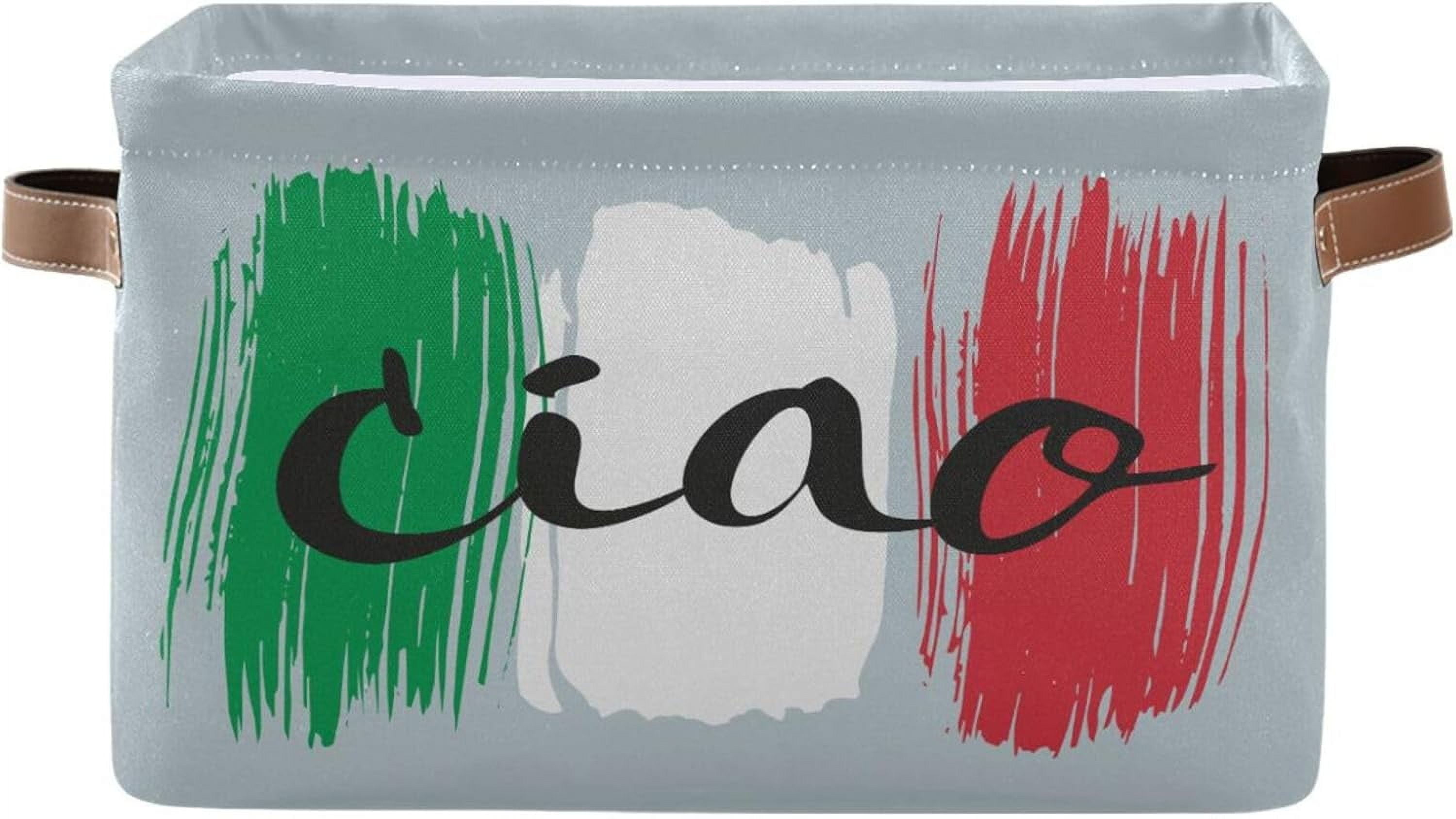 Shukong Foldable Storage Bins Italian Ciao Fabric Storage Baskets ...