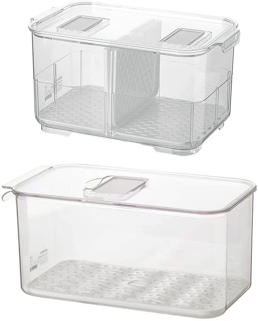 Shukong Fridge duce Saver Stackable Refrigerator Organizer Keeper with ...