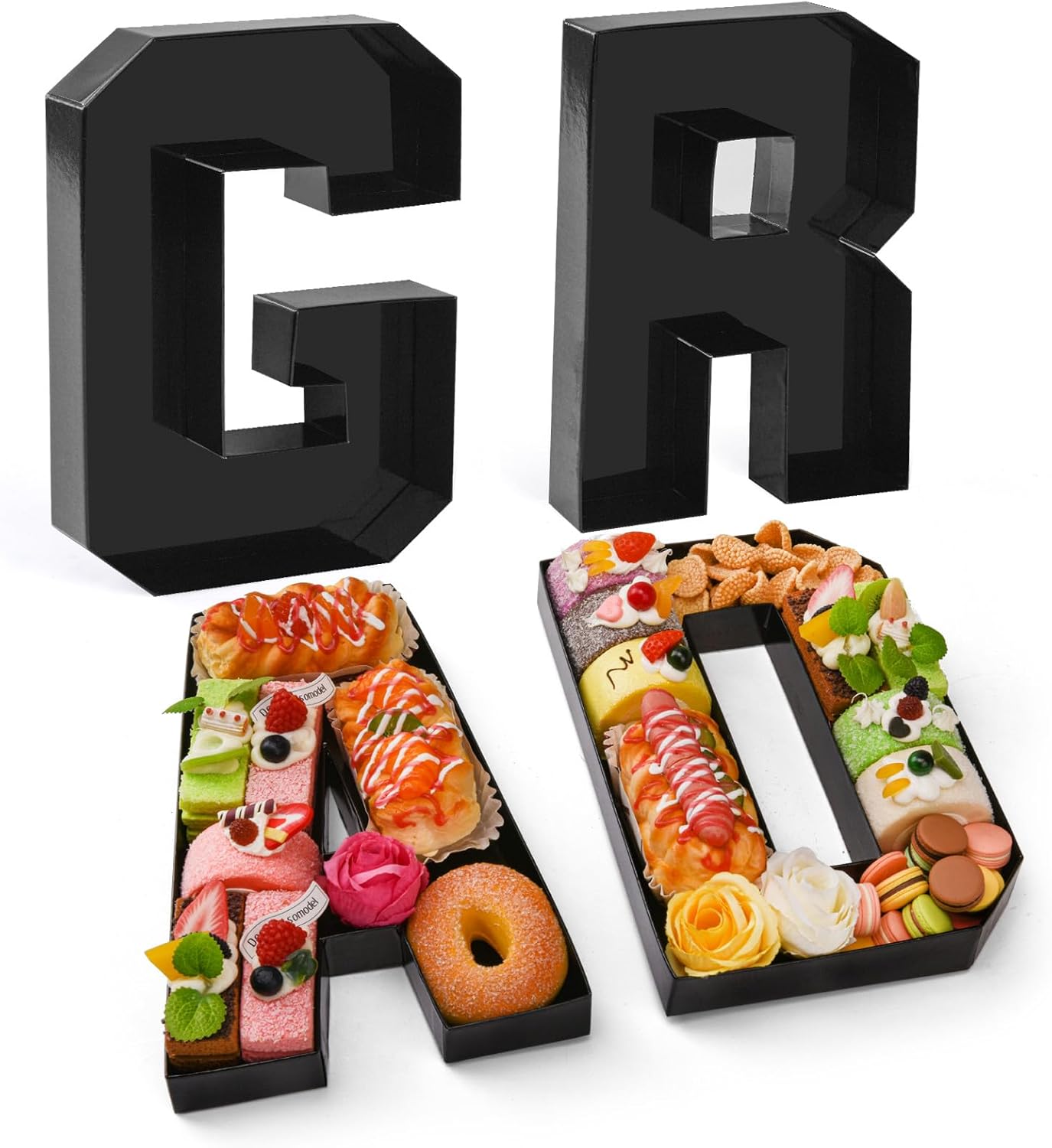 Shukong GRAD Set Cardboard Letter for Charcuterie 10.2'' Black Grad ...
