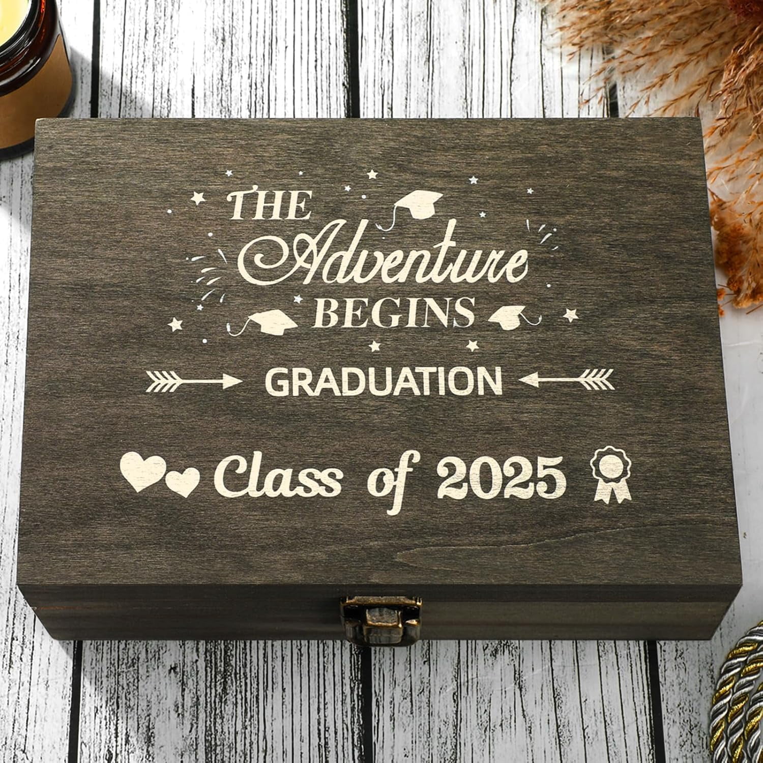 Shukong Graduation Keepsake Box 2025 Engraving Personalized Graduation ...