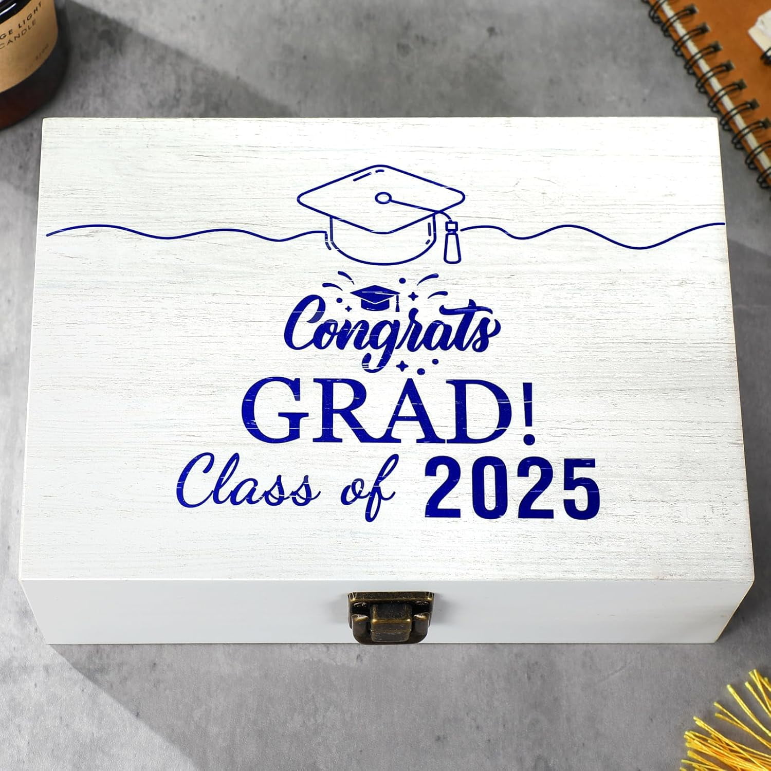 Shukong Graduation Keepsake Box 2025 Engraving Personalized Graduation ...