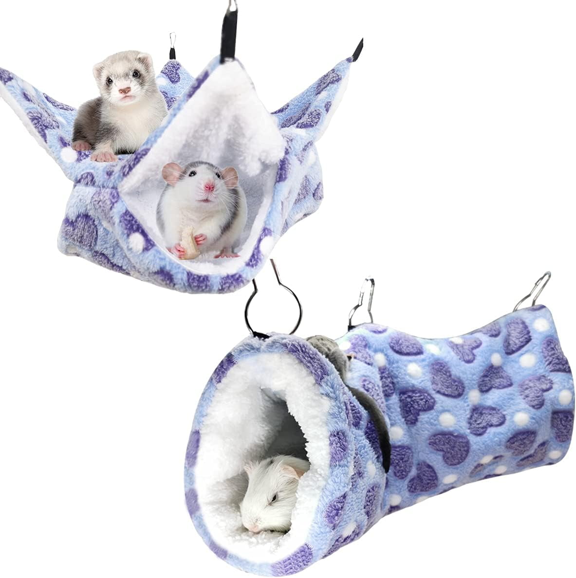 Shukong Guinea Pig Ferret Rat Hammock Toy Small Animal Cage Accessories ...
