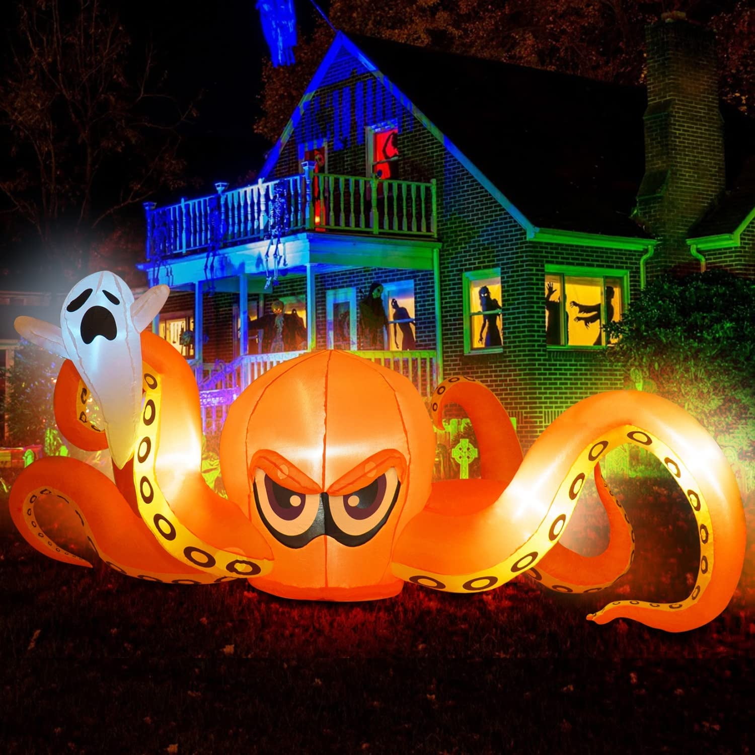 Shukong Halloween inflatables (Giant Octopus) - Walmart.com