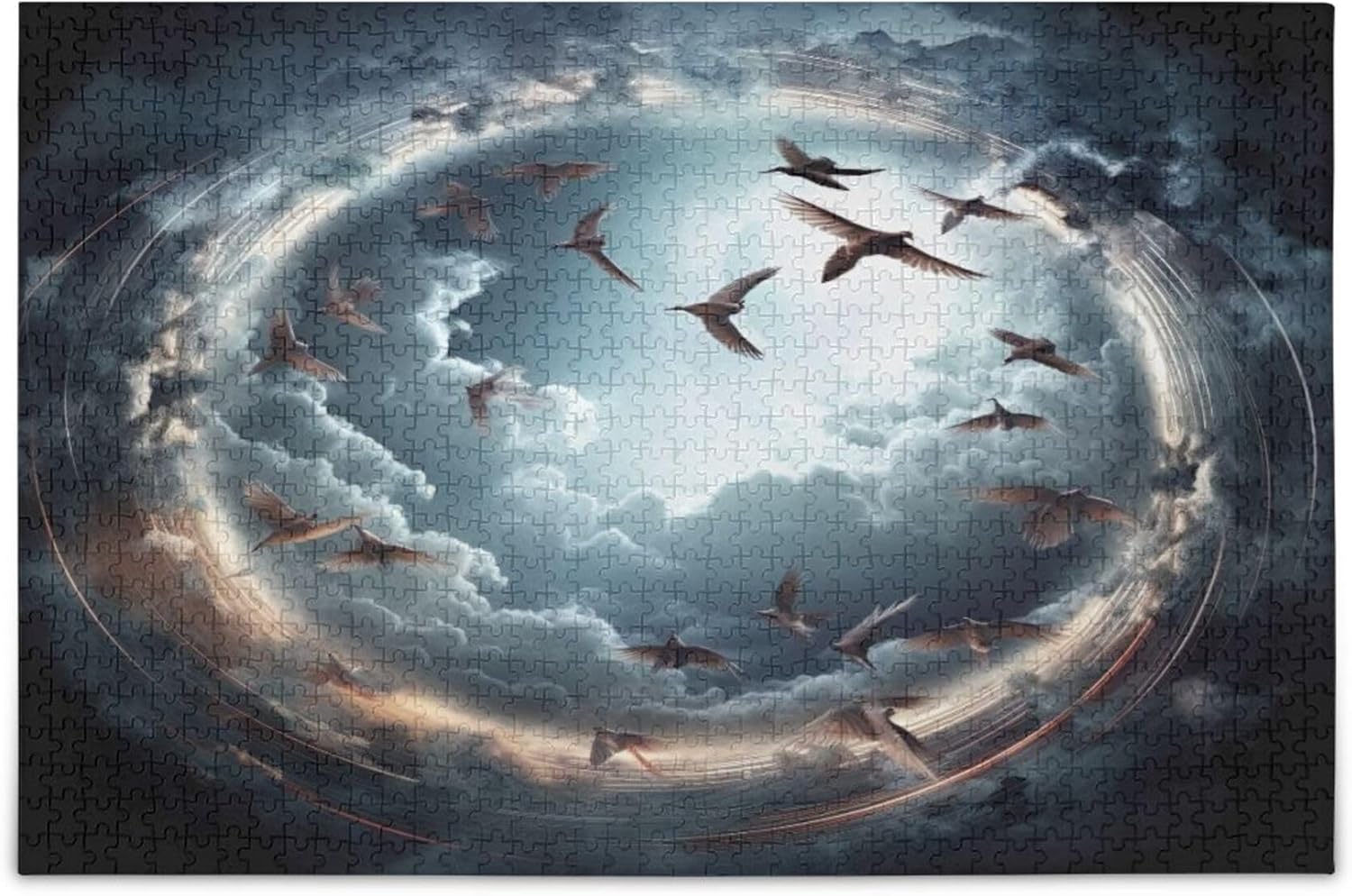 Shukong Heaven Cloud Bird Jigsaw Puzzles 500 Piece for Adults Large ...