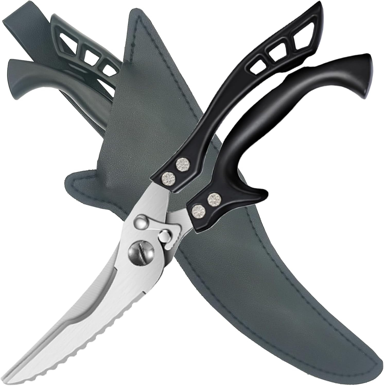 Shukong Heavy Duty Kitchen Shears by , Kitchen Scissors,Stainless Steel ...