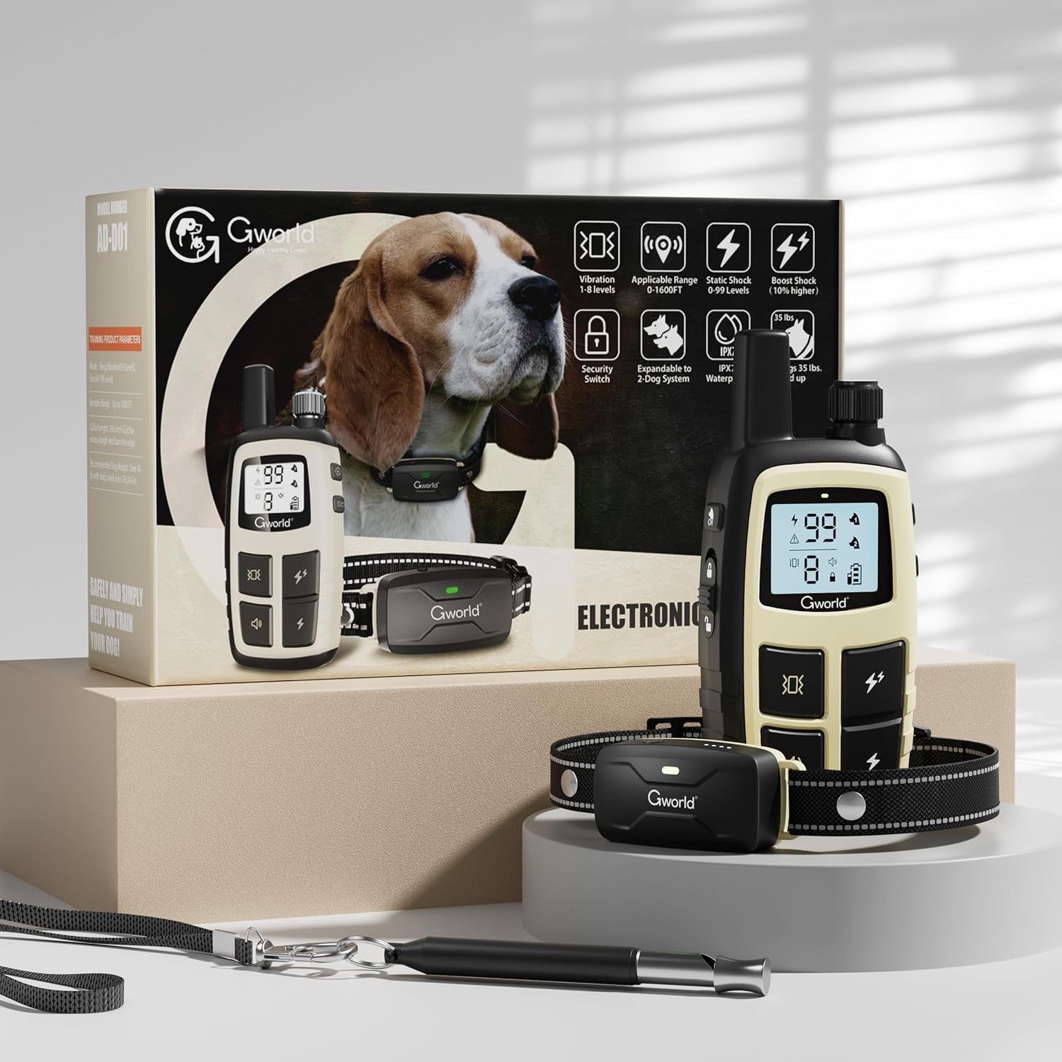 Shukong Humane Dog Shock Collar - Shock-hibition Lock Mode, Dog ...