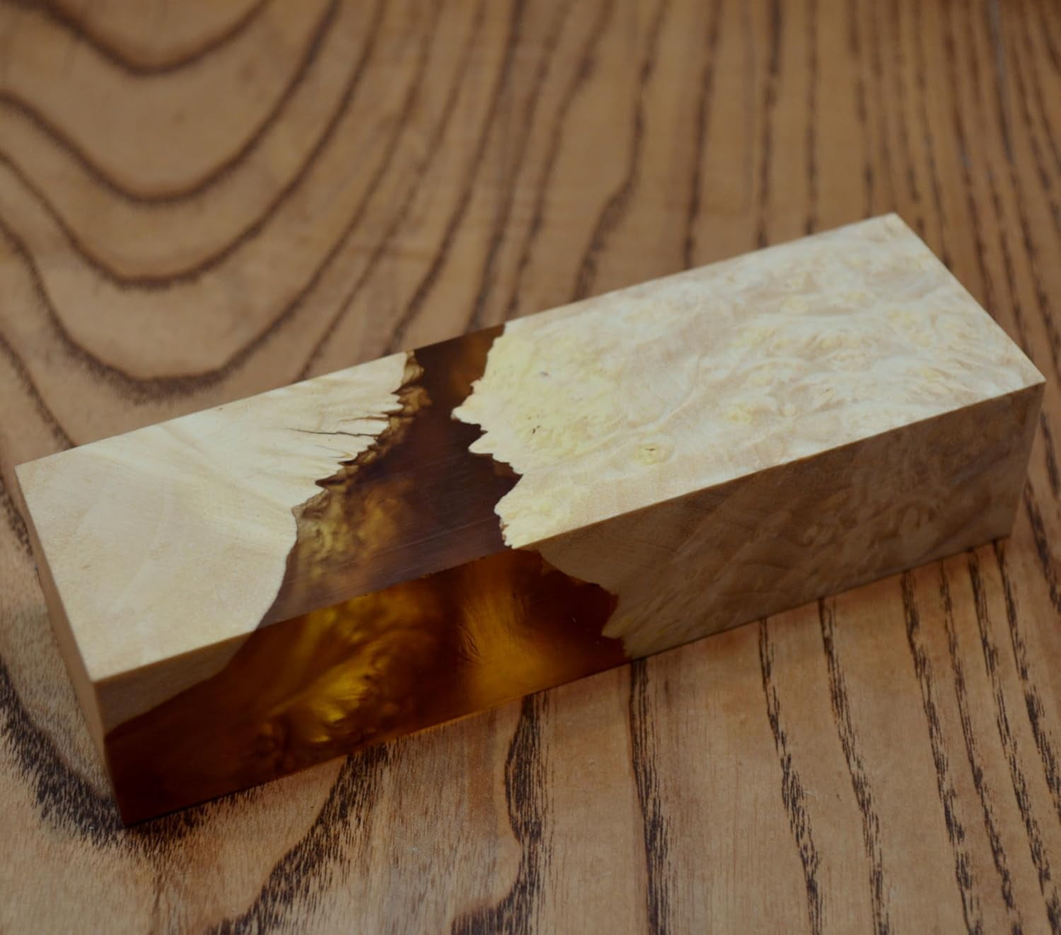 Shukong Hybrid Stabilized Maple BURL Wood Wooden Block Turning Blank ...