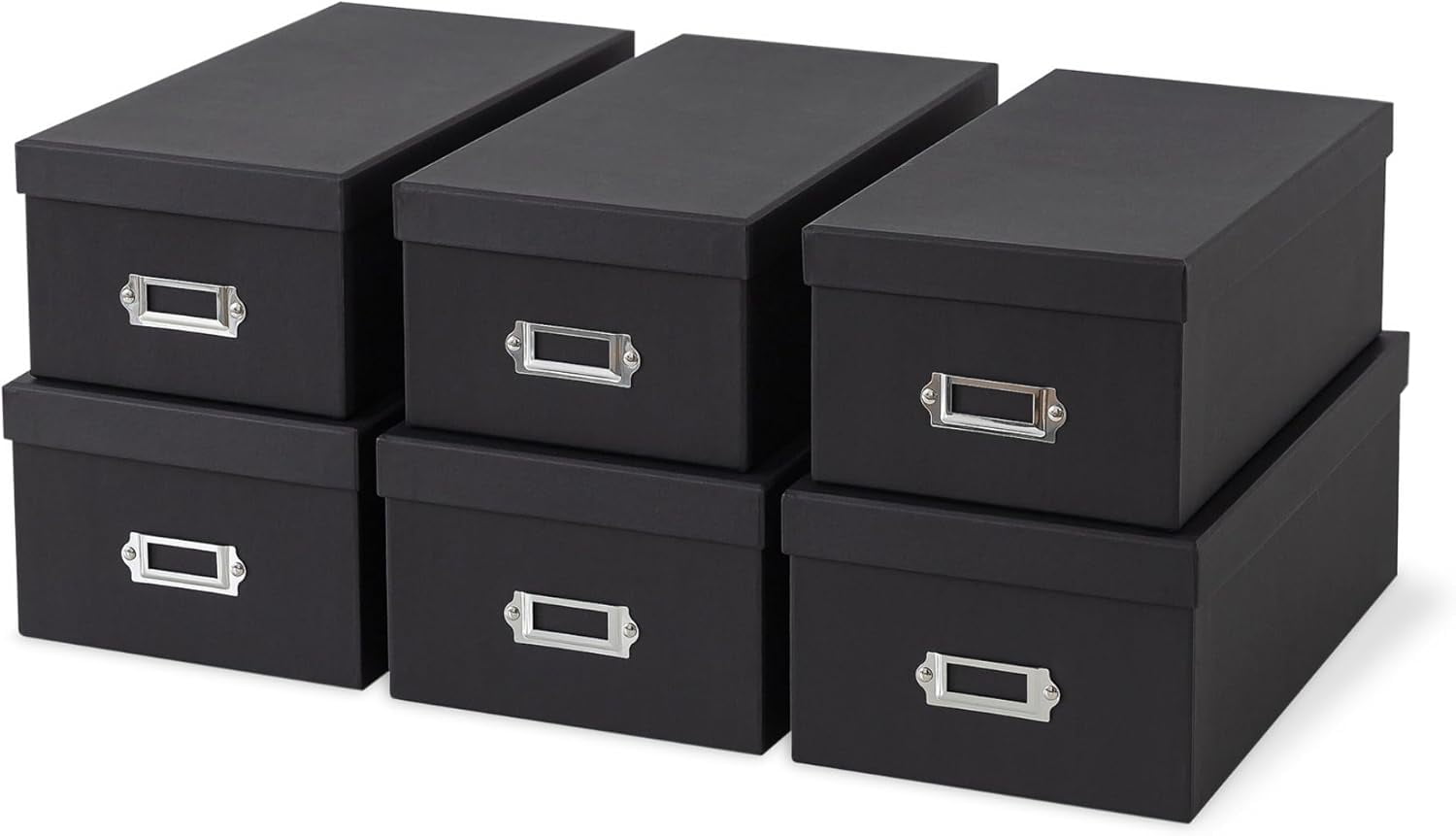 Shukong Kraft Storage Boxes - Set of 6 (3 Large, 3 Medium), Keepsake ...