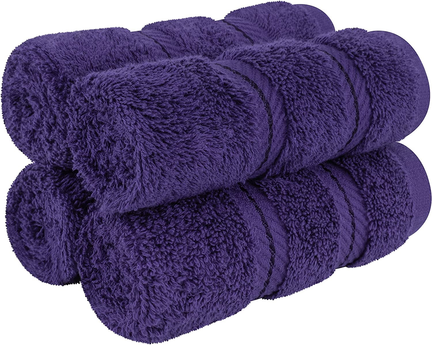 Shukong Luxury Washcloths for Bathroom, 100% Cotton 4 Piece Turkish ...
