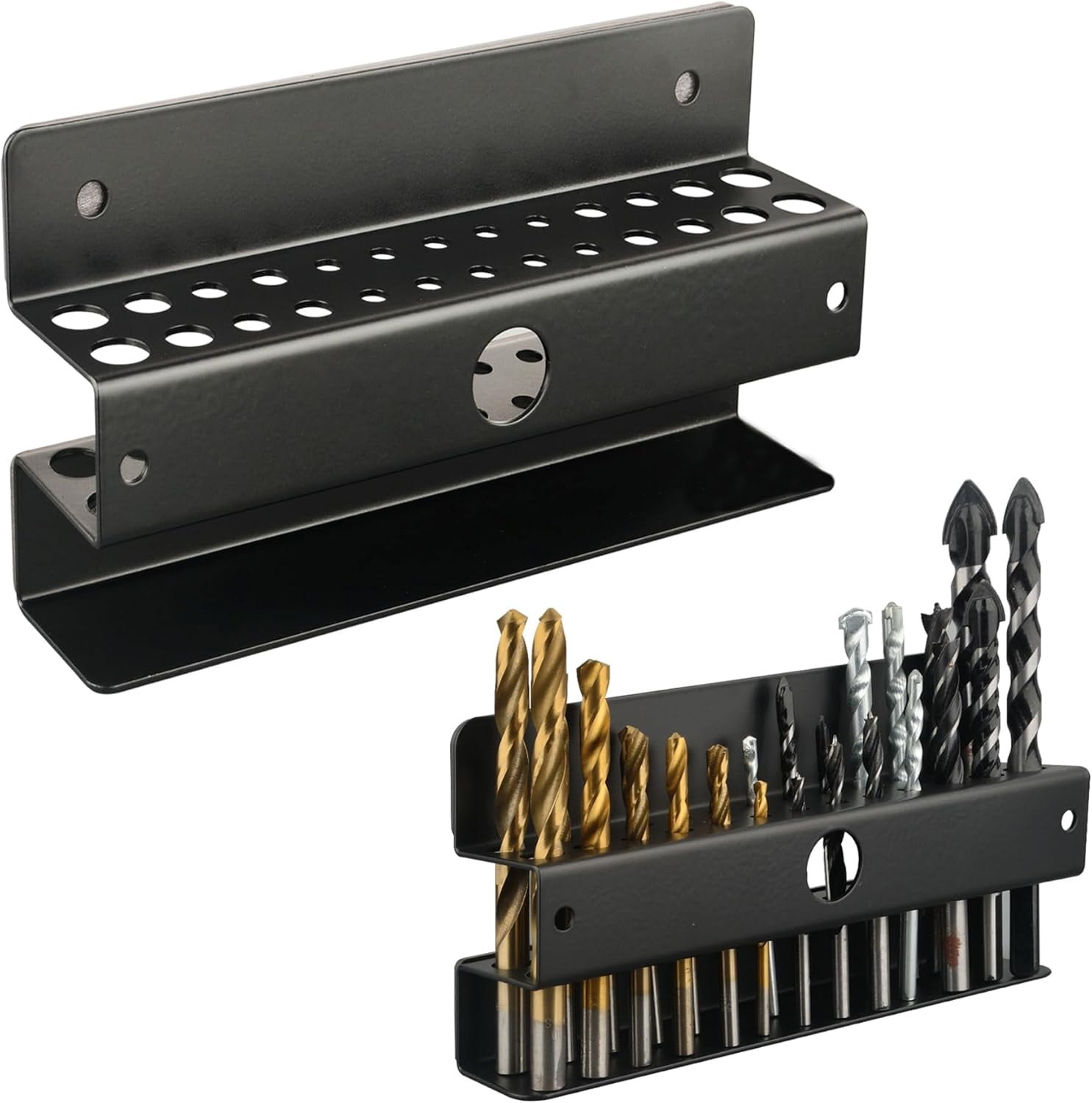 Shukong Magnetic Drill Bit Organizer,No Drilling Magnet Impact Drill ...