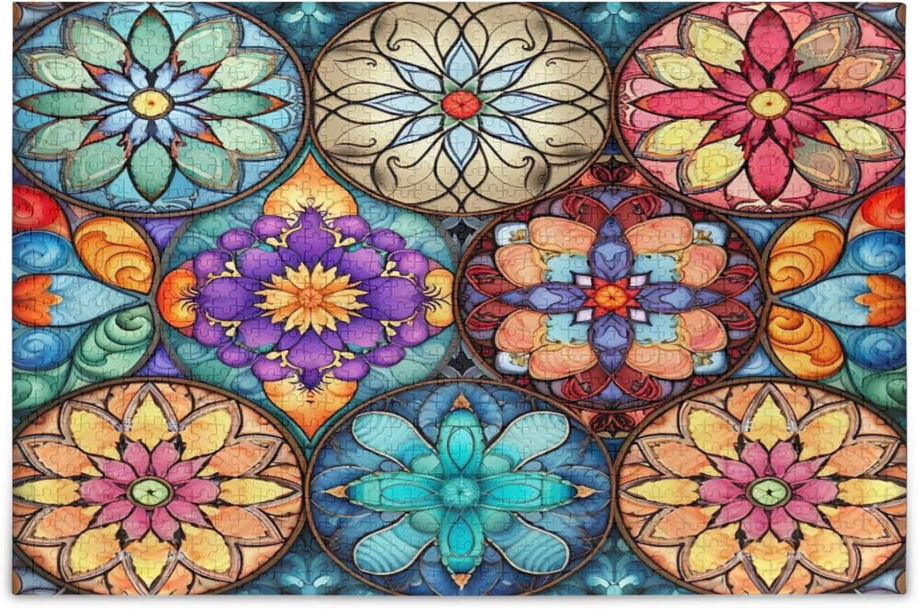 Shukong Mandala Jigsaw Puzzles 500 Piece for Adults Large Puzzle Game ...