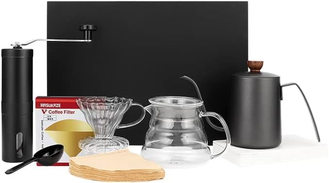 Shukong Manual Coffee Grinder Styles Stainless Steel Conical Burr ...