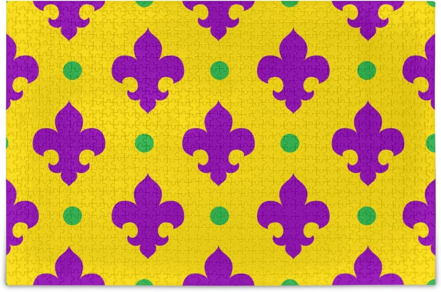 Shukong Mardi Gras Motif Jigsaw Puzzles 500 Piece for Adults Large ...