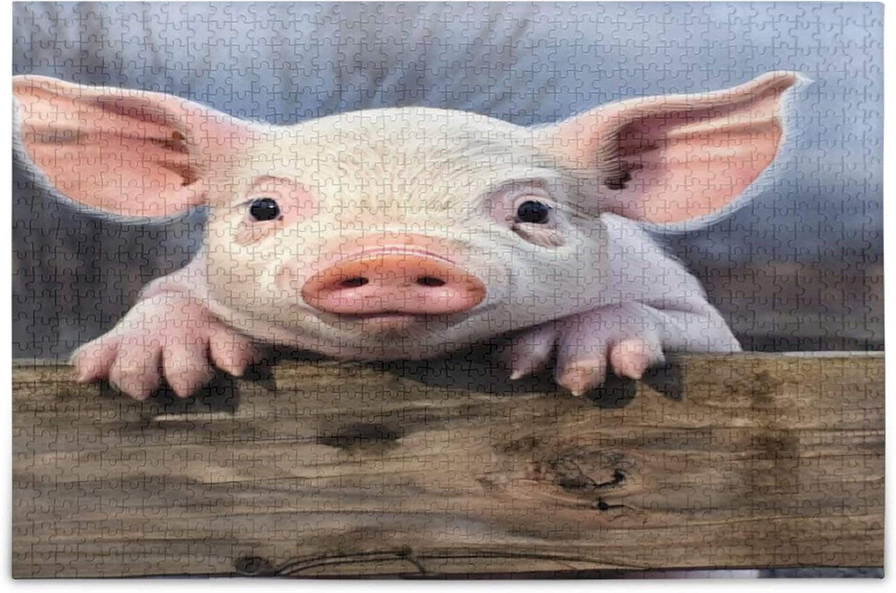 Shukong Pig Jigsaw Puzzles 1000 Piece for Adults Large Puzzle Game ...