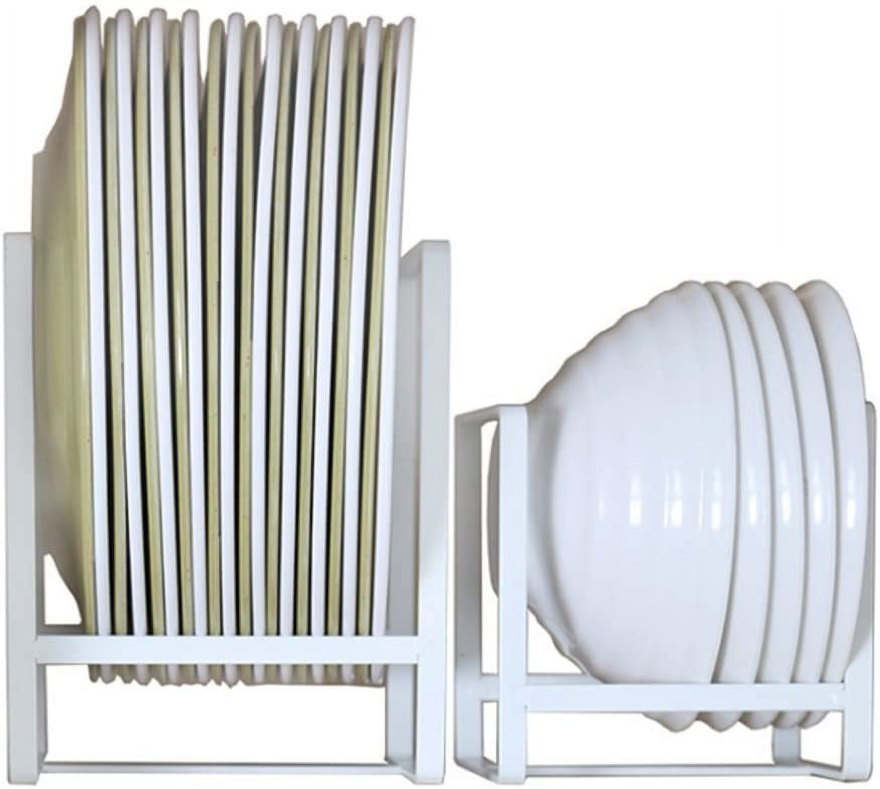Shukong Plate Holders Organizer Upright Metal Dish Storage Dying Rack ...