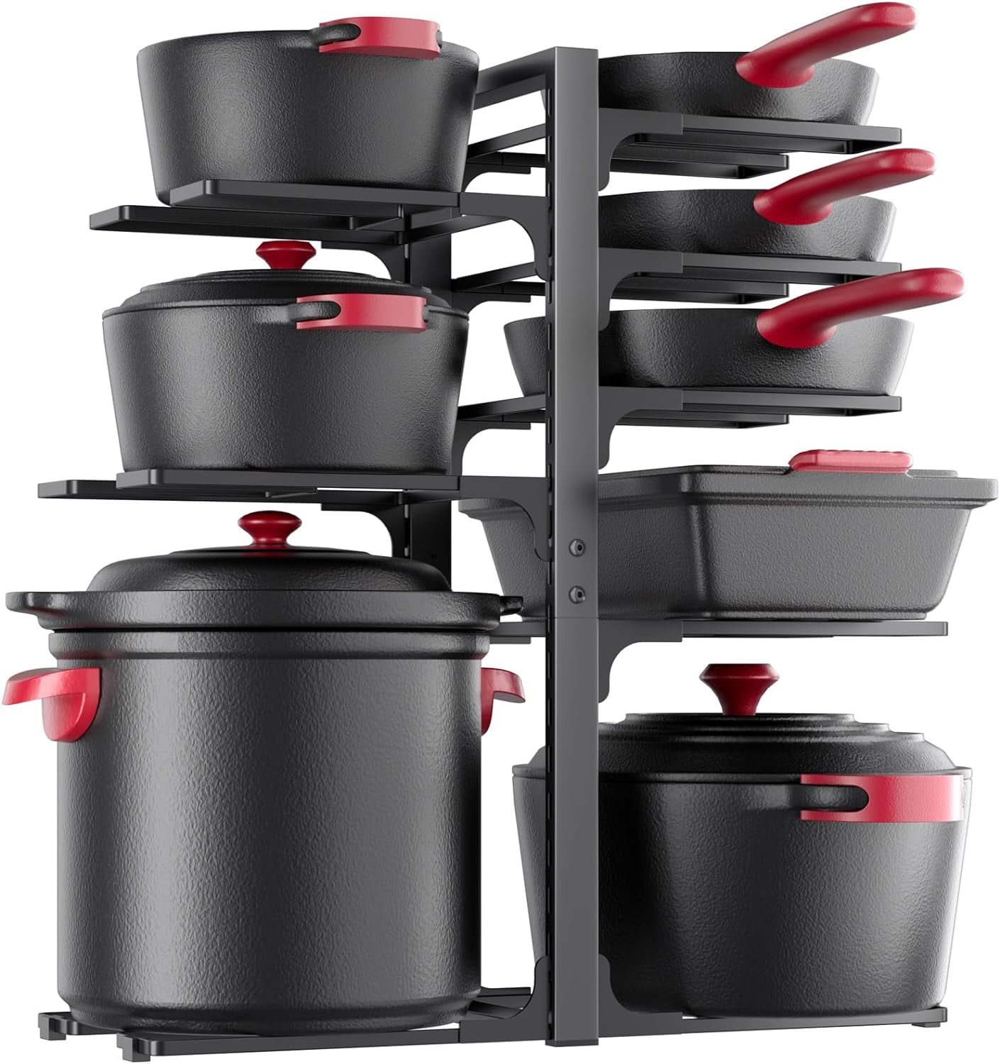 Shukong Pots and Pans Organizer under Cabinet, 21" Height Heavy Duty ...