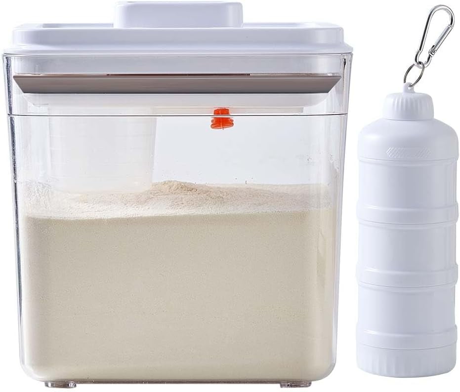 Shukong Protein Powder Container with Travel Dispenser Set,Home Micro ...