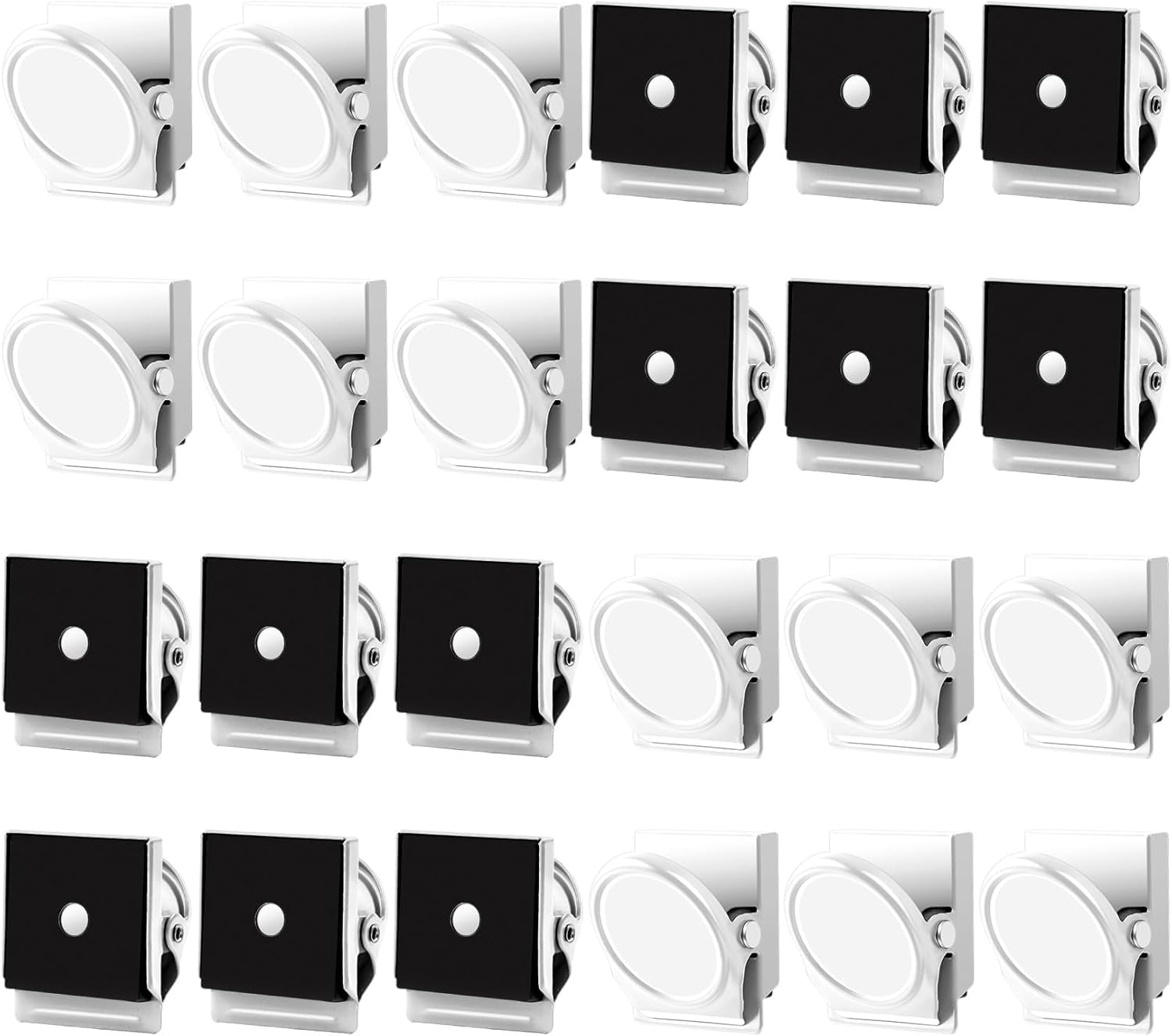 Shukong Refrigerator Magnets Clips,24Pack Magnetic Clips, Metal Clips ...