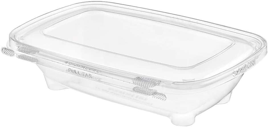 Shukong Safe-T-Chef Clamshell Take Out Containers - 9x6 Microwaveable ...