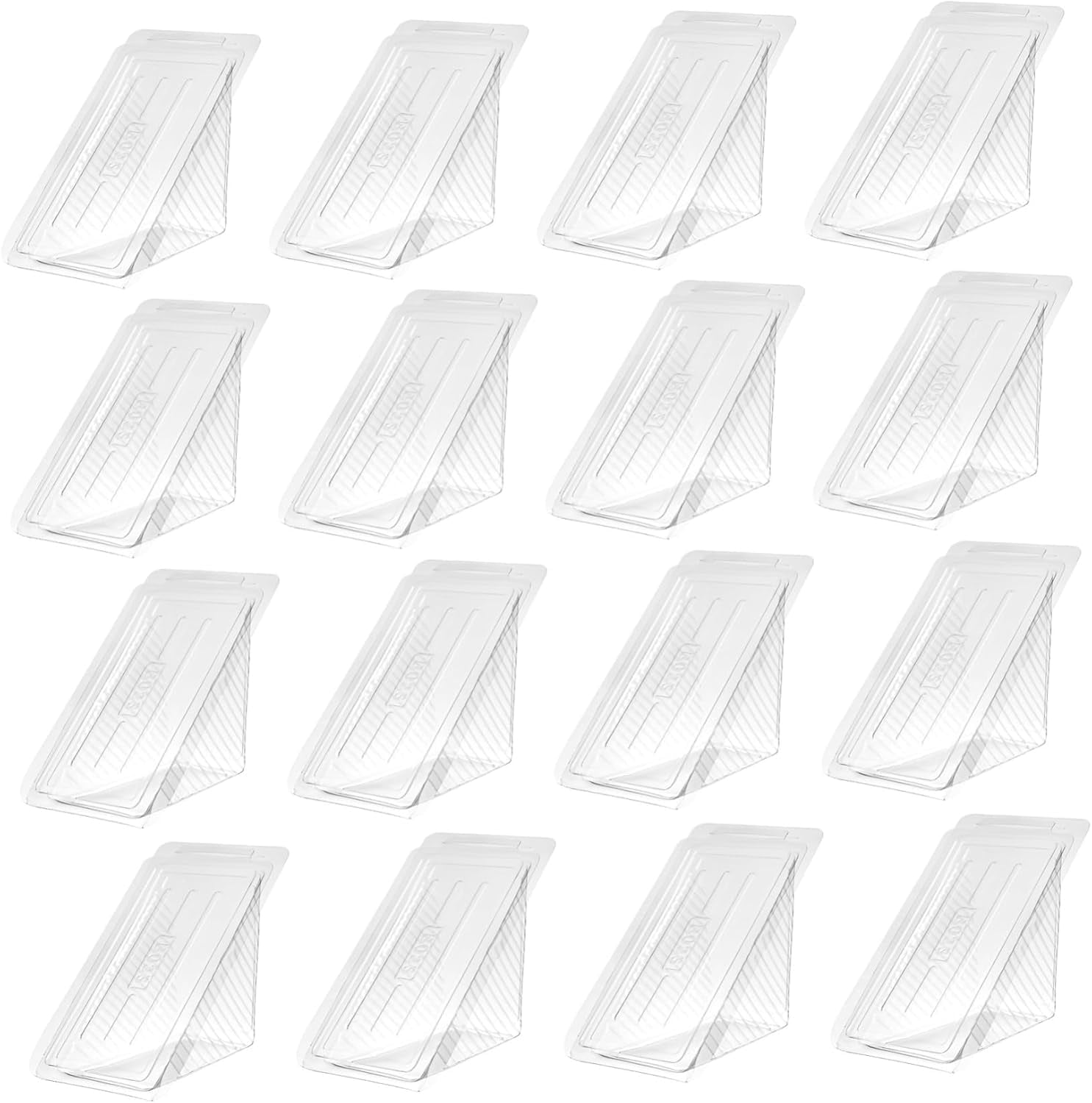 Shukong Sandwich Cases Packs of Plastic Sandwich Boxes Lid Triangle Pac ...