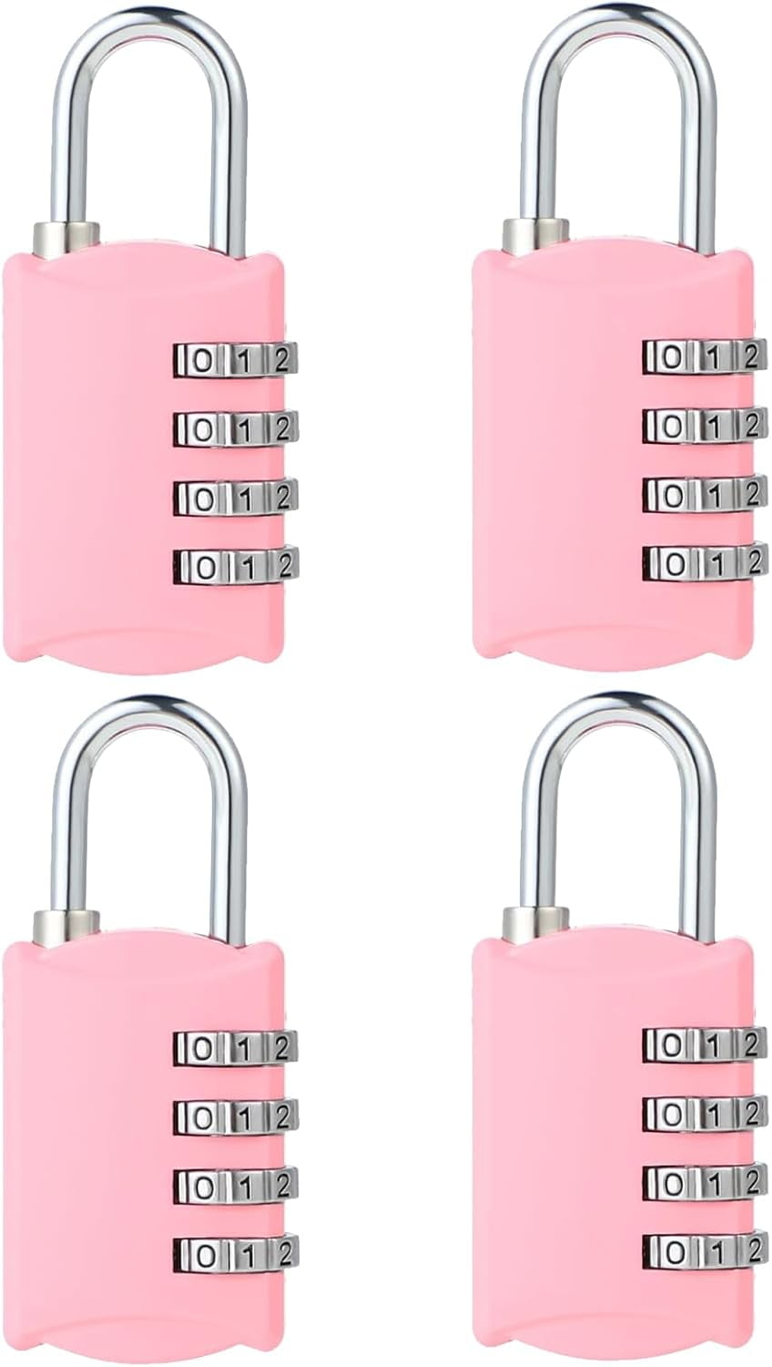 Shukong Small Combination Lock for Locker, 4-Digit Mini Combo Lock for ...
