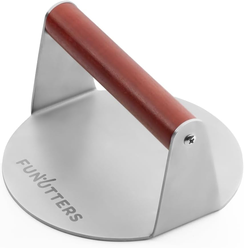Shukong Smash Burger Press Patty Maker, 6'' Hamburger Smasher Tool ...
