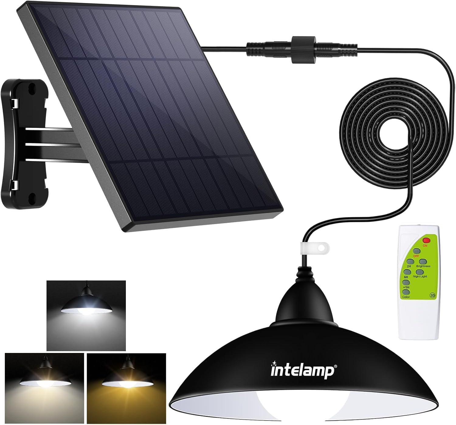 Shukong Solar Pendant Lights, Solar Shed Lights by Remote Control Solar ...