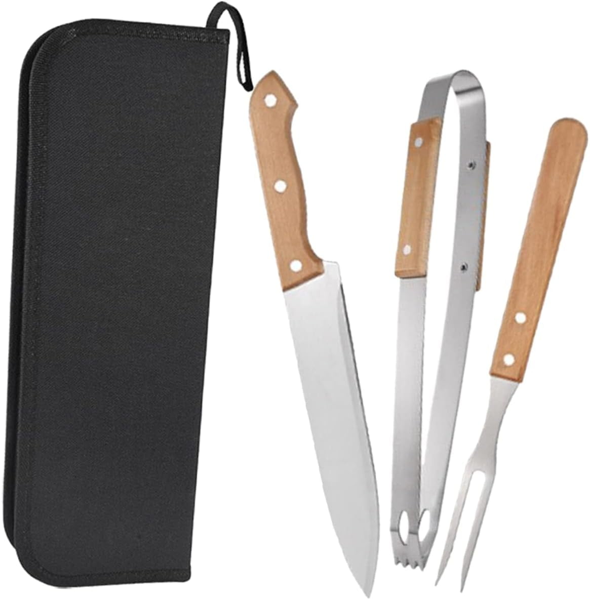 Shukong Stainless Steel BBQ Tools Set Grilling Tong Outdoor Grill ...