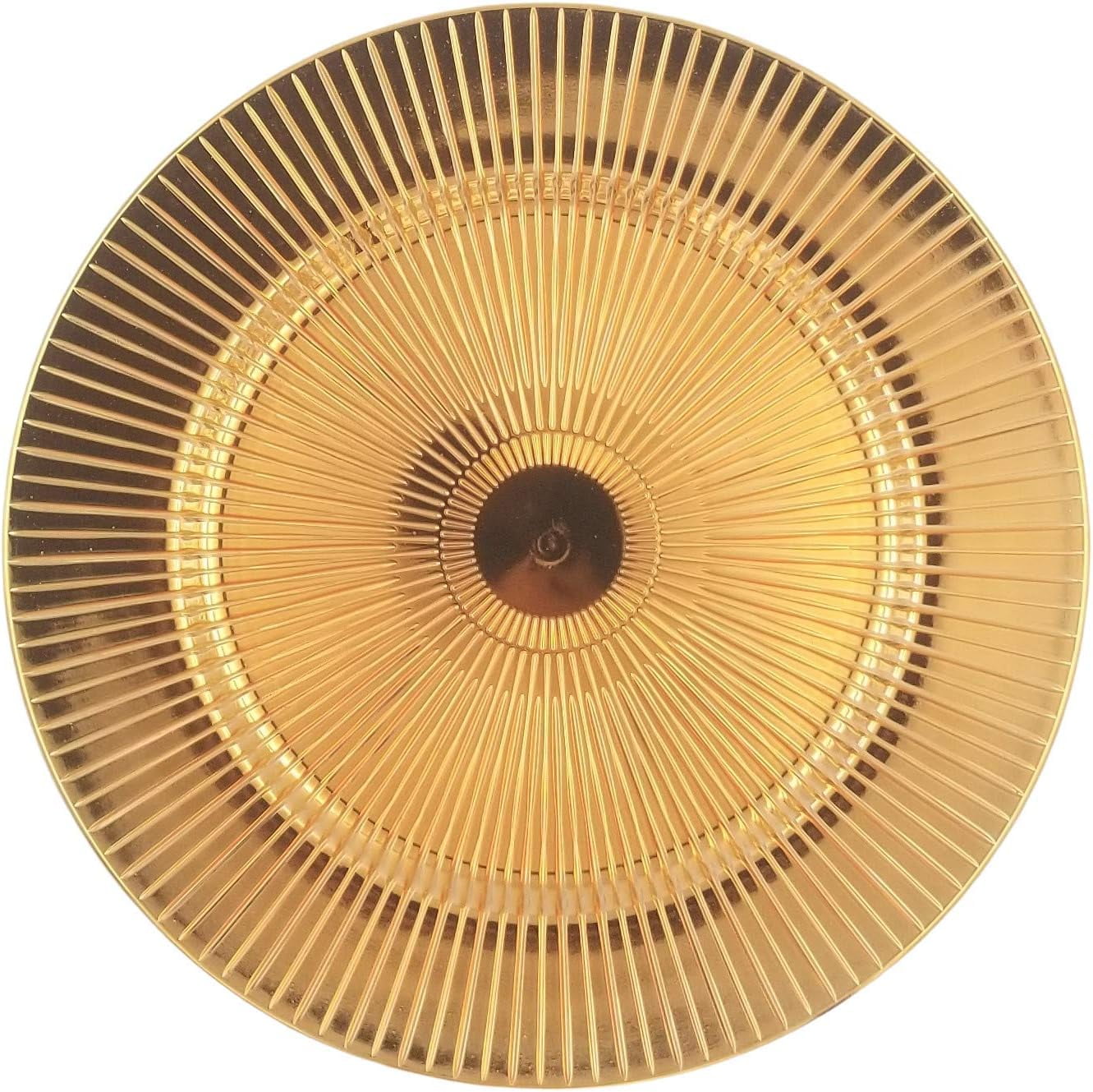 Shukong Sun 13\u201d Inch Diameter Gold Charger Plates (12 Pack ...