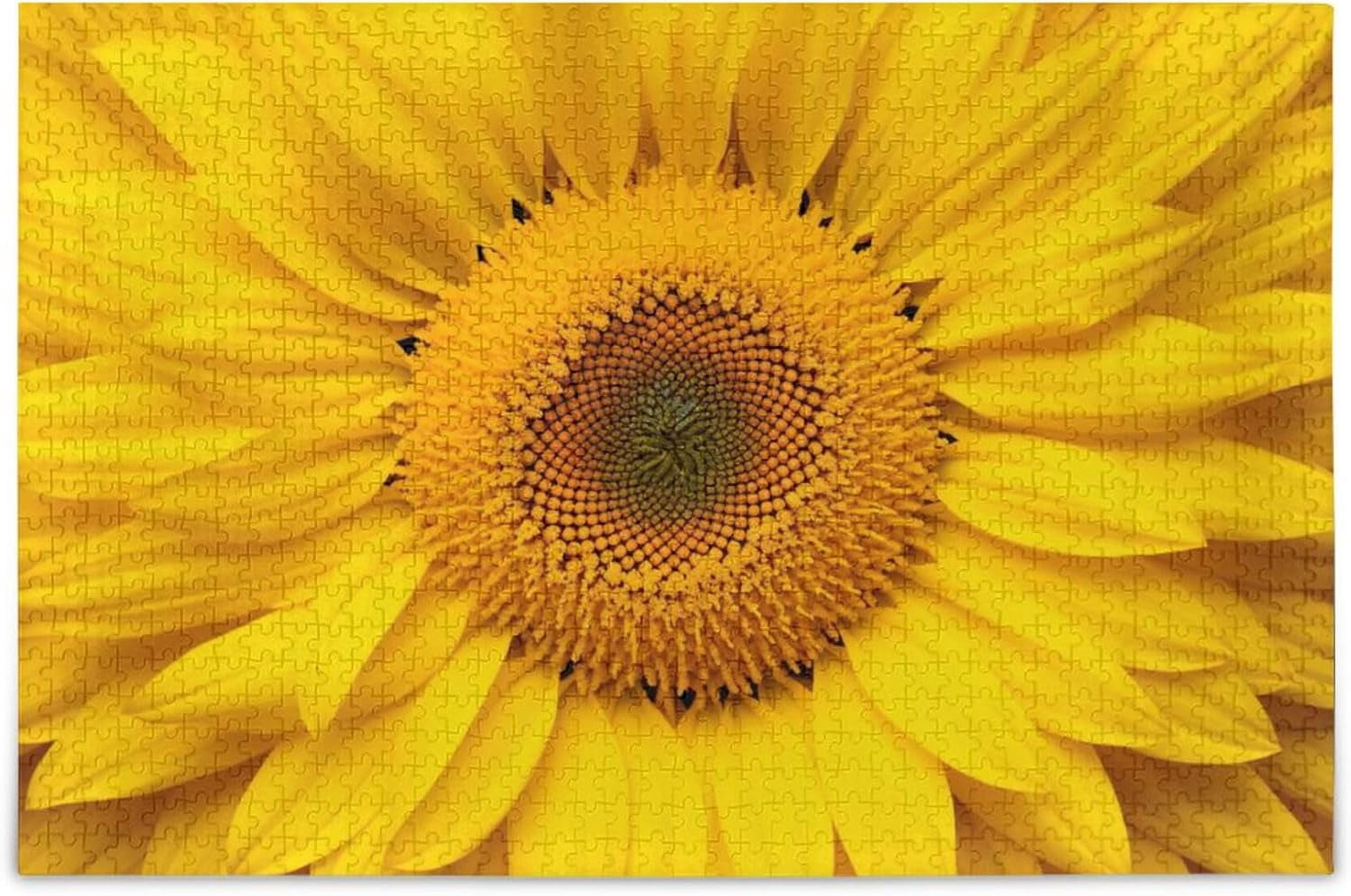 Shukong Sunflower Jigsaw Puzzles 1000 Piece for Adults Large Puzzle ...