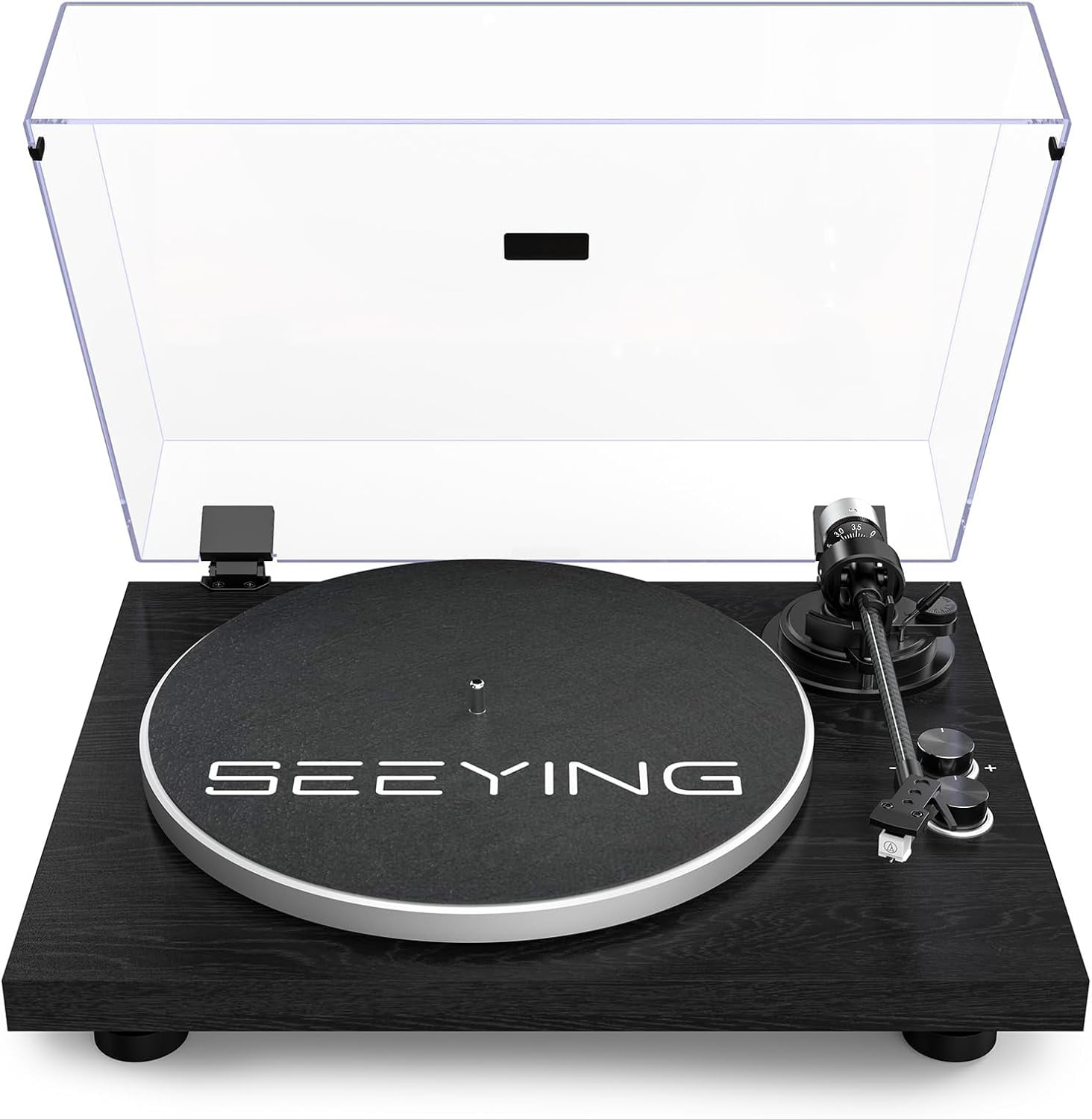 Shukong Turntable Vinyl Record Player Bluetooth Output Built-in Preamp ...