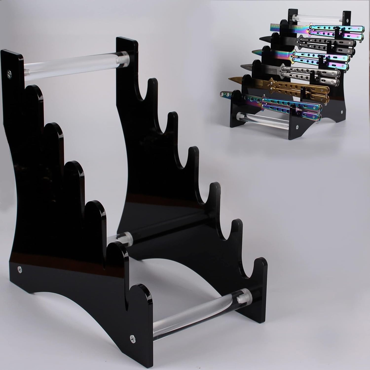 Shukong knife stand,Knife display stand,Acrylic knife display case ...