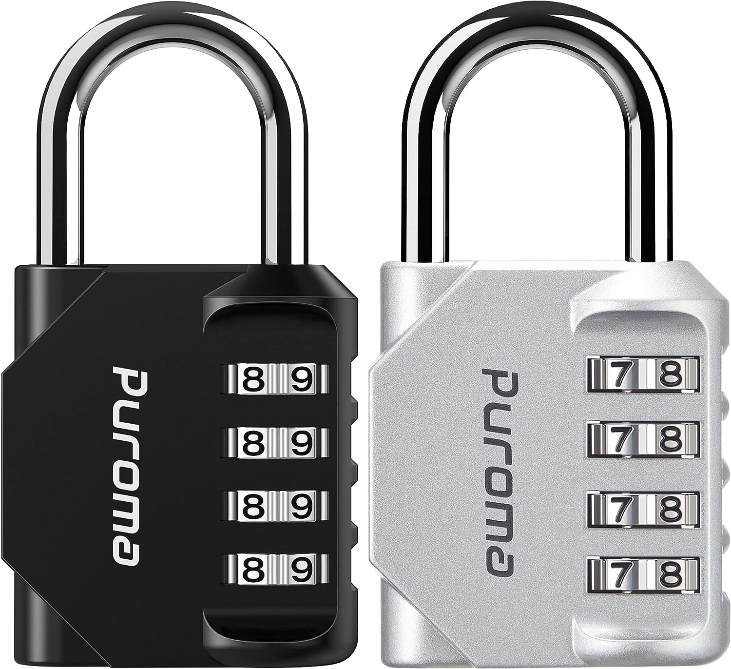 Shukong oma 2 Pack Combination Lock 4 Digit Locker Lock Outdoor Waterof ...