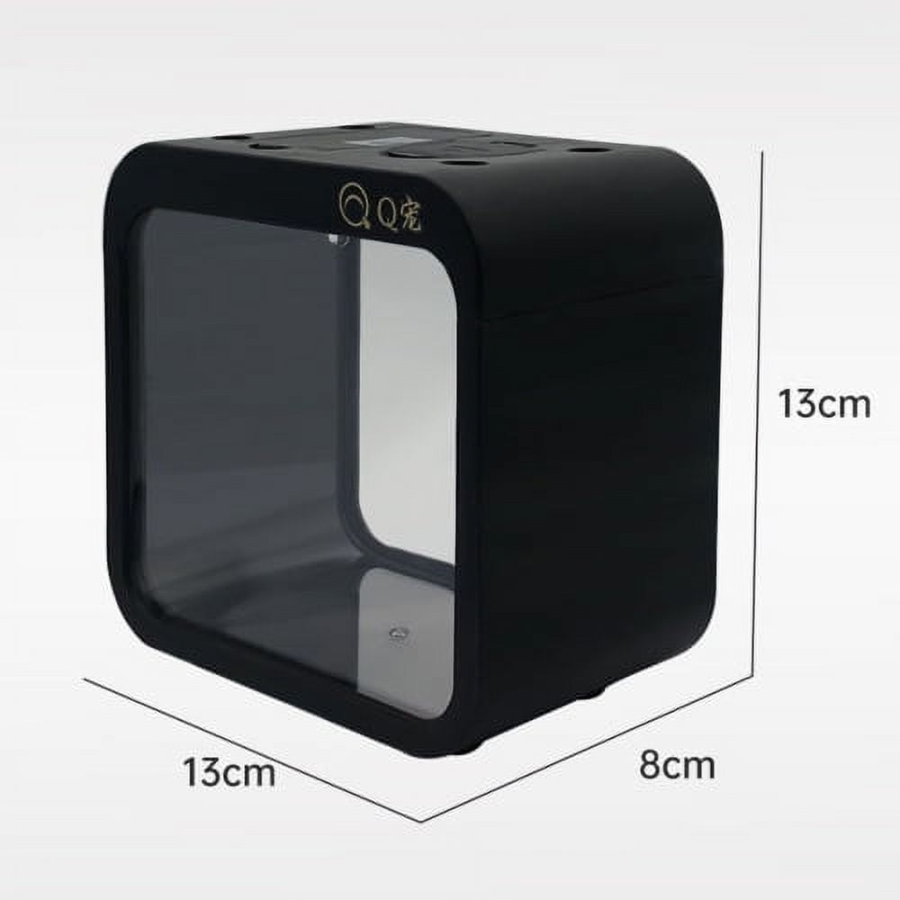 Shulemin Energy Saving Fish Tank Reusable Clamshell Feeding Window Fish ...