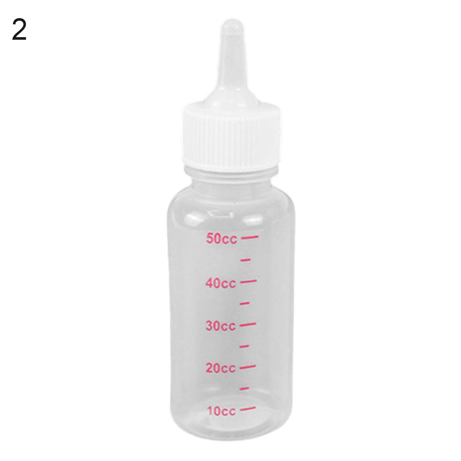 Shulemin Hamster Cat Dog 50ml Pet Milk Bottle Silicone Nipple Small Animal Feeding,Random Color ...