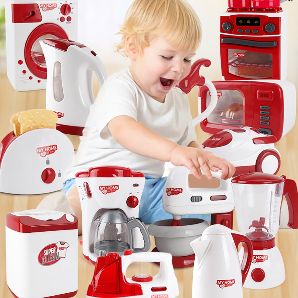Shulemin Kids Educational Coffee Maker Bread Machine Mini Home ...