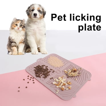 Zilly Slow Feeder Dishwasher Safe Silicone Lick Mat for Dogs and Cats ...