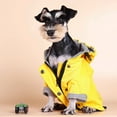 Shulemin Pet Rain Jacket Striped Inside Rainproof Fashion Pet Dogs ...