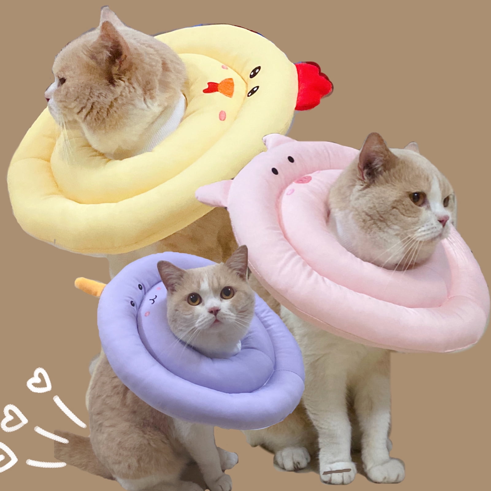 Shulemin Pet Recovery Collar,Pet Recovery Collar Super Soft Lovely ...