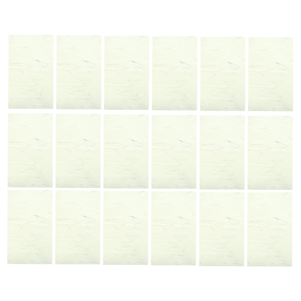 Shuliwen 40 Sheet Natural Flower Xuan Paper for Calligraphy & Crafts ...