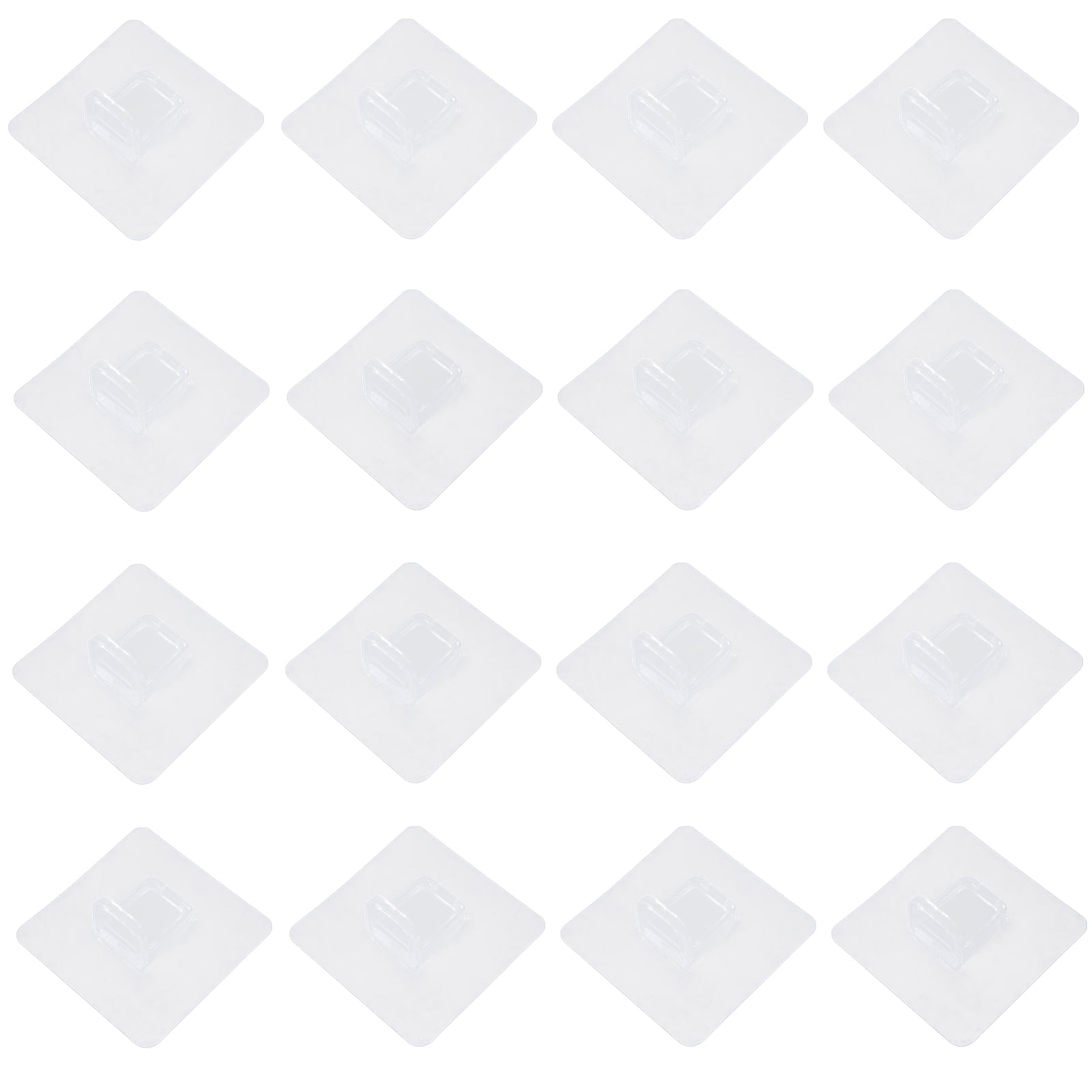 Shuliwen Adhesive Shelf Support 12Pcs Acrylic Plate Retainers Practical ...