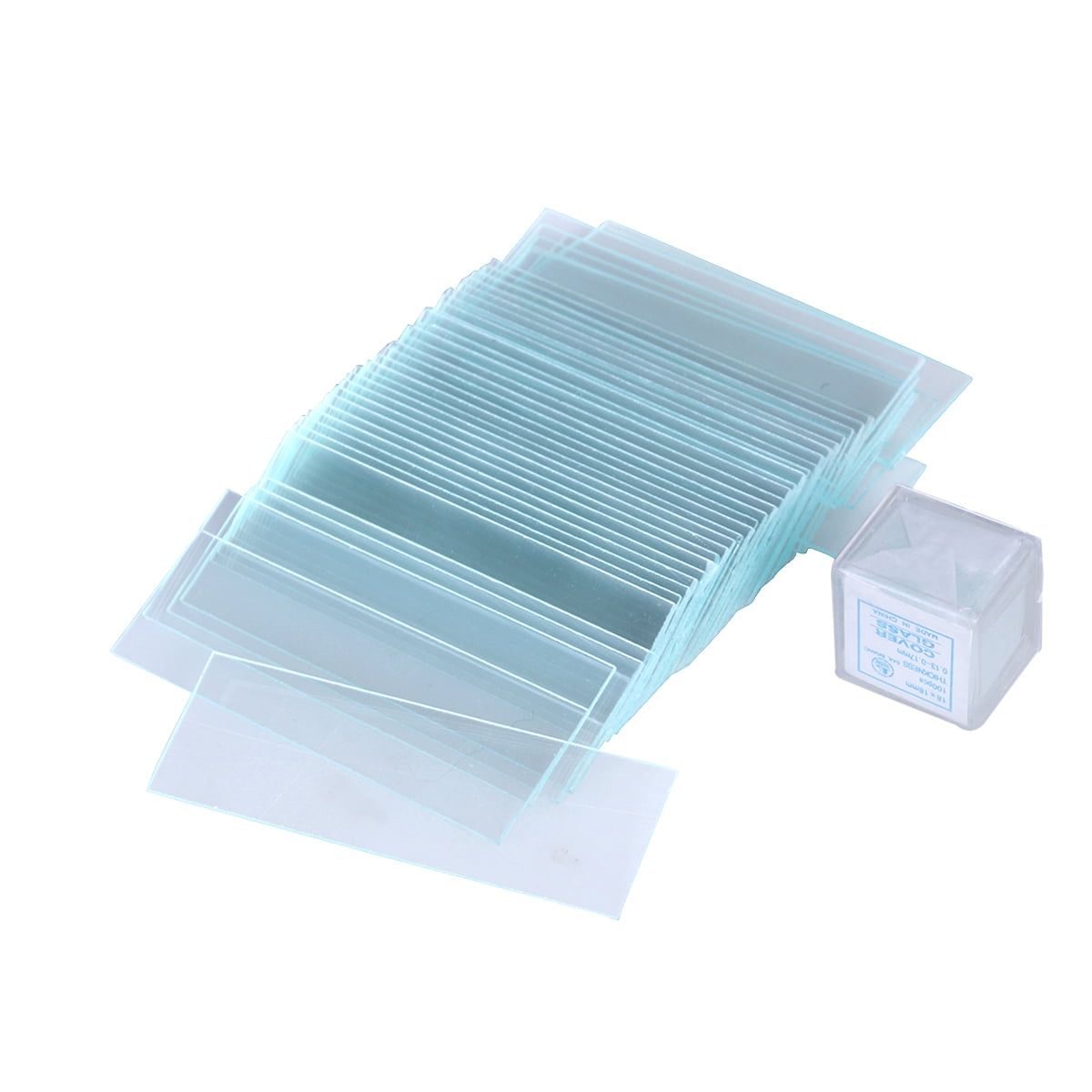 Shuliwen Kids Microscope Slides & Cover Slips Set - Pre-Cleaned Glass ...