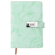 WEMATE Diary, Password Protected Notebook, A5 PU Leather, 240 Pages ...