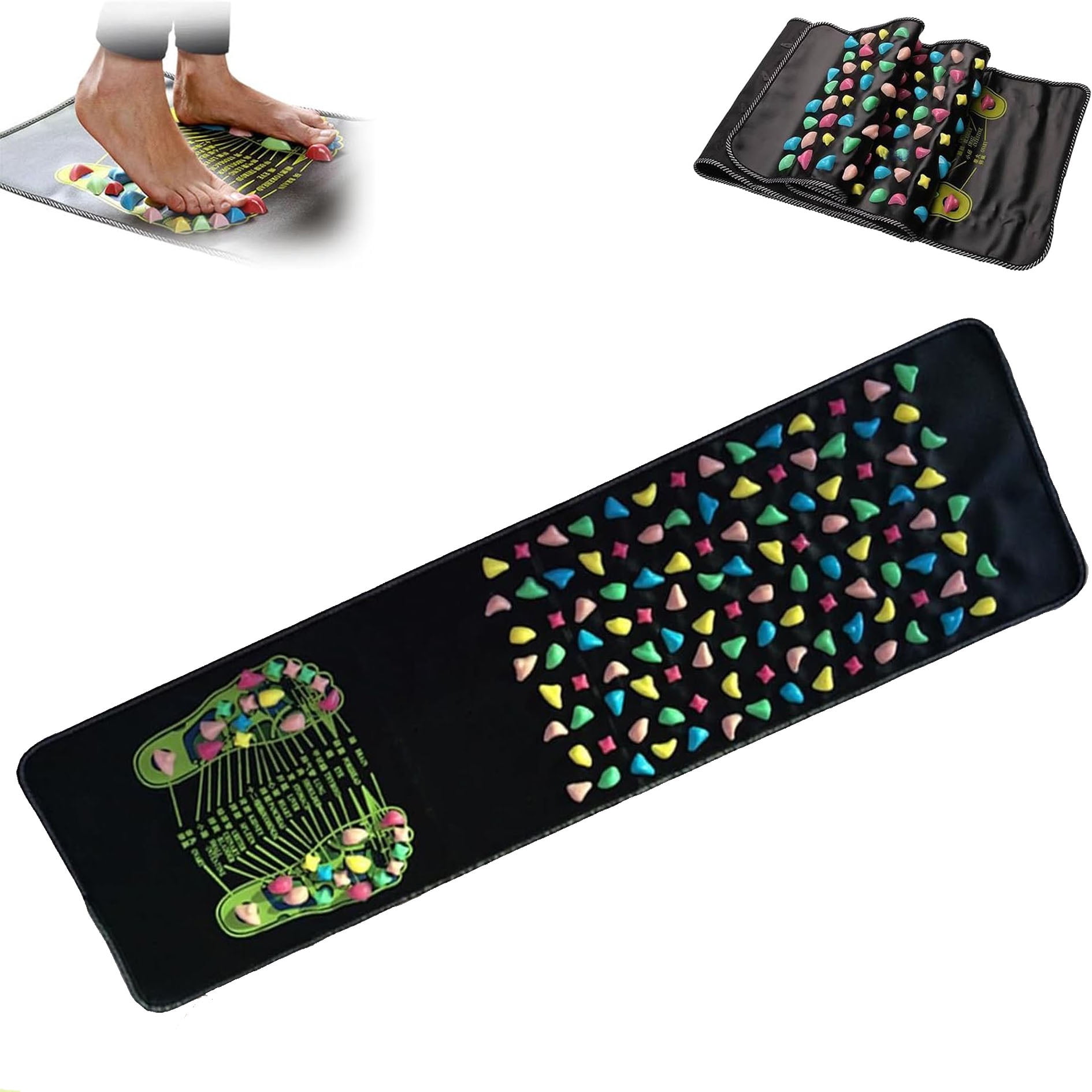 Shumeijian Feet Mat, Shumeijian Foot Massage Mat, Acupressure Mat for Feet, Tapete Shu Mei Jian ...