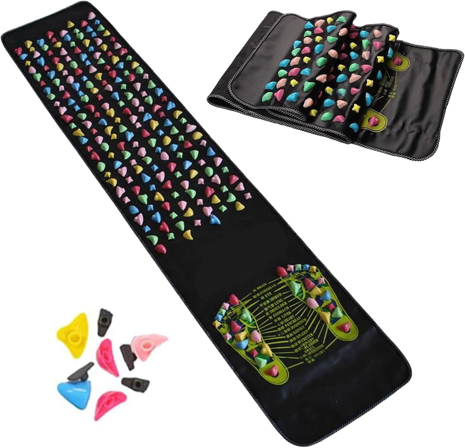 Shumeijian Feet Mat, Foot Massage Mat Reflexology Walk Stone Road, Foot ...