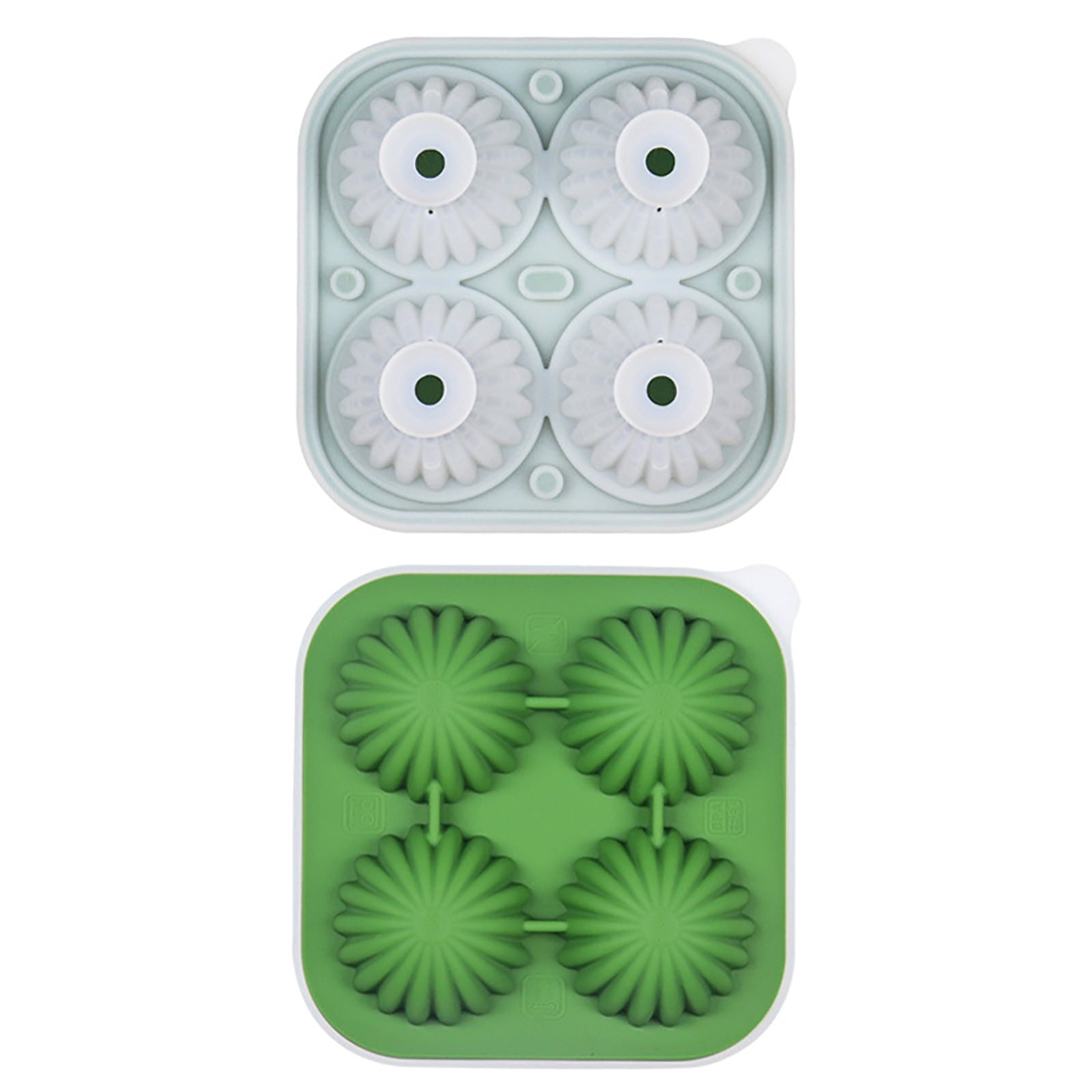 ShunRuiPi Ice Cubes Maker 4 Hole Ice Cubes Molds Ice Box Small ...