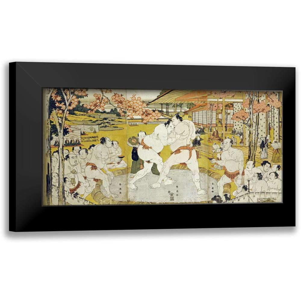 Shunei, Katsukawa 14x9 Black Modern Framed Museum Art Print Titled - A ...