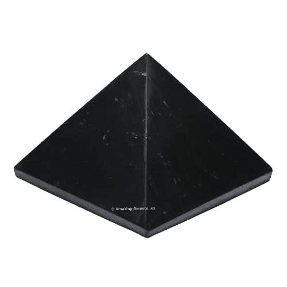 Shungite Crystal Pyramid 2" Inch - Walmart.com