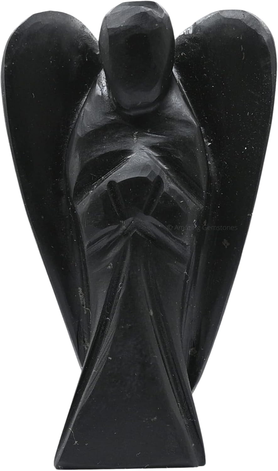 Shungite Guardian Angel, Carved Angel Figurine - 2 inch - Walmart.com